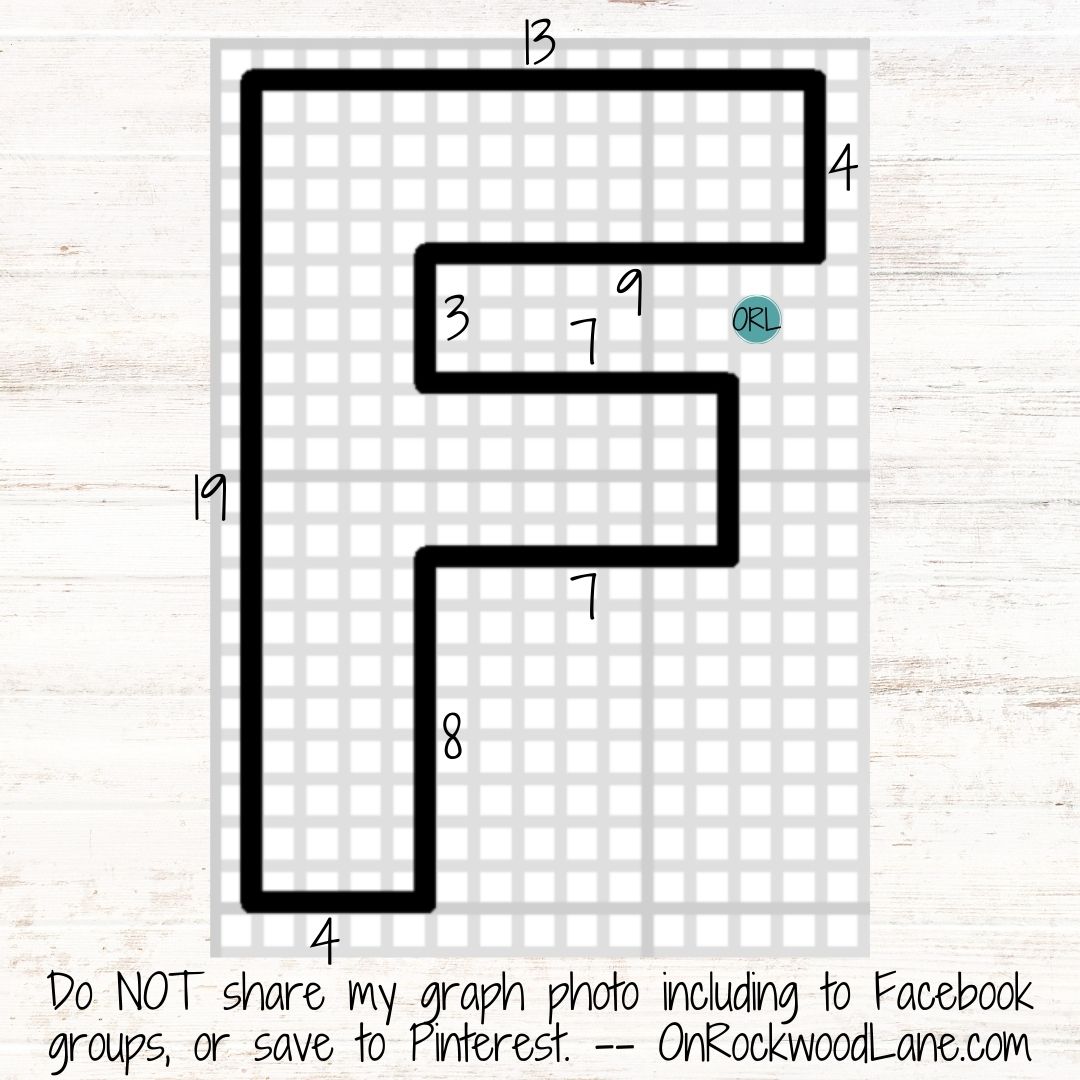 Easy Plastic Canvas Alphabet – Free Pattern