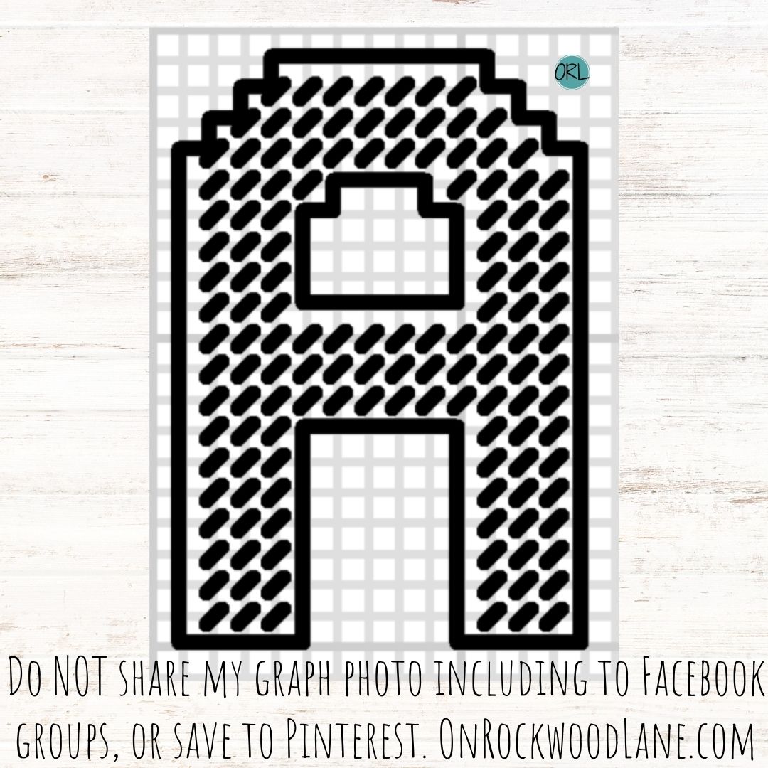 Easy Plastic Canvas Alphabet – Free Pattern