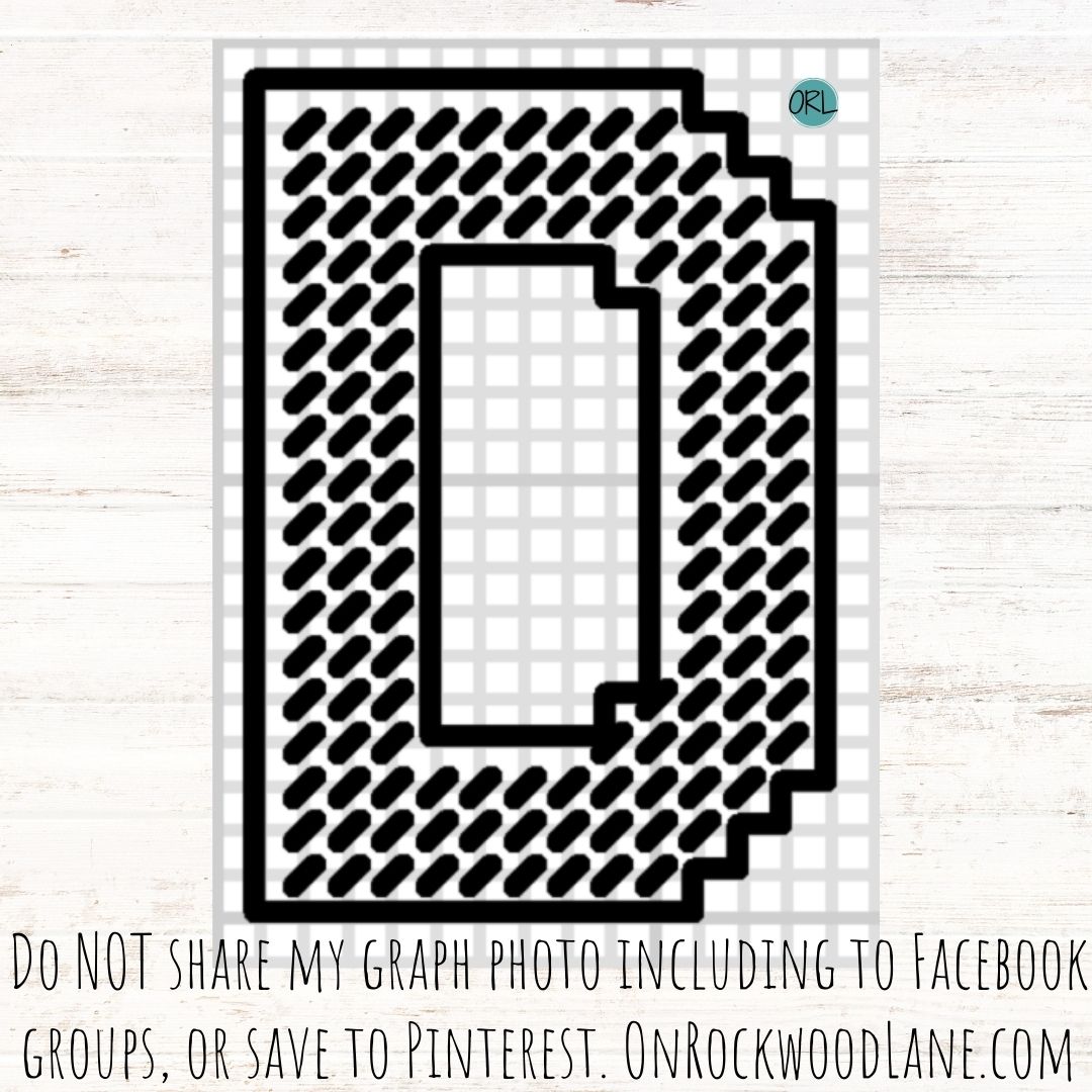 Easy Plastic Canvas Alphabet – Free Pattern