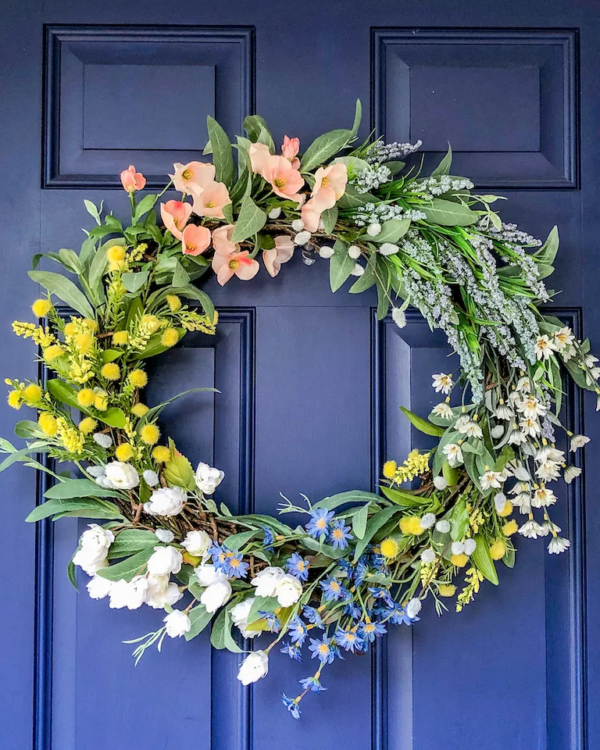 45+ Spring Wreaths for Your Front Door